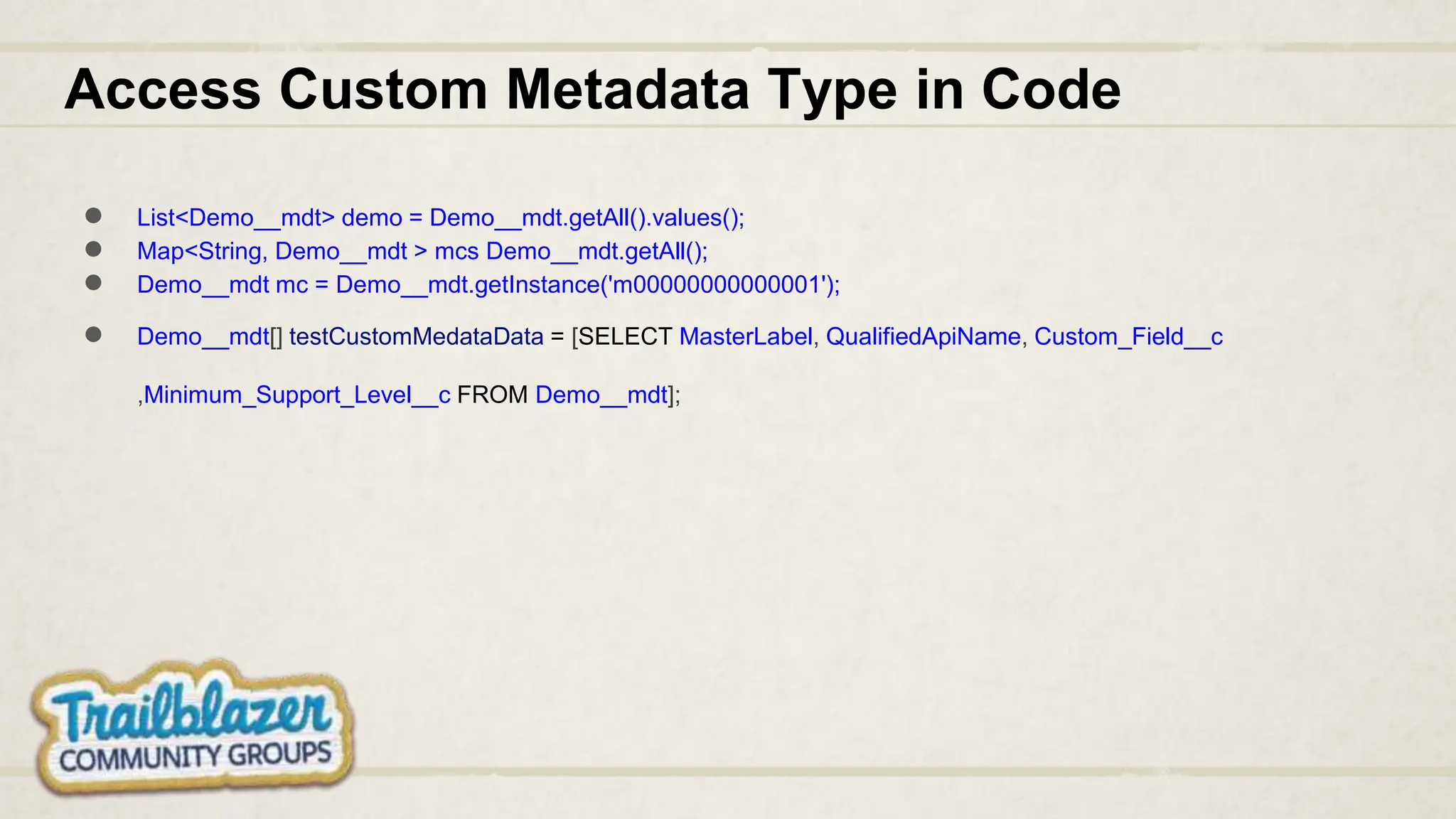 Custom Metadata and Custom Settings and Custom Lebel in Salesforce.pptx | Computer Software and ...