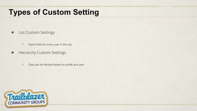 Custom Metadata and Custom Settings and Custom Lebel in Salesforce.pptx | Computer Software and ...