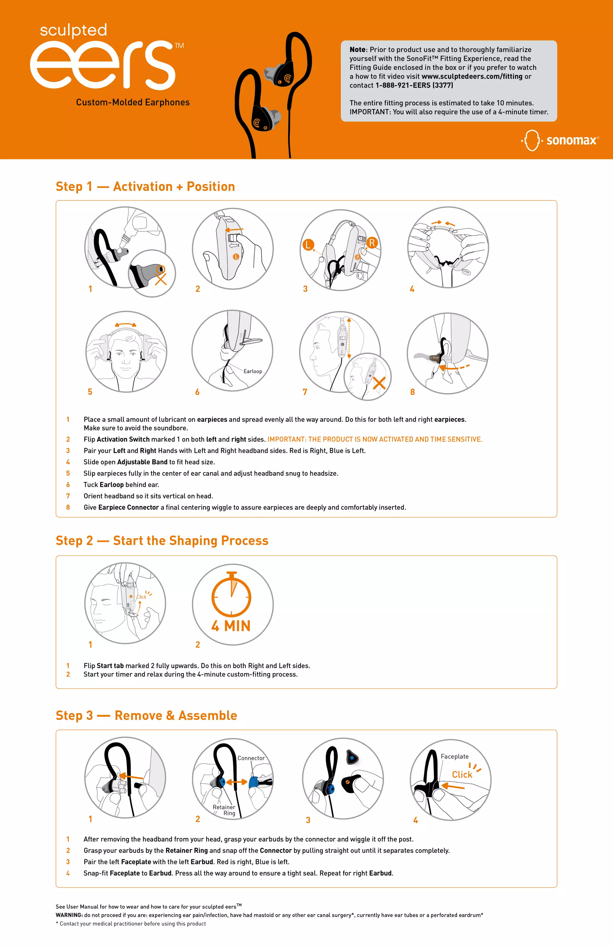 Custom Molded Earphones Quick Fit Guide | PDF
