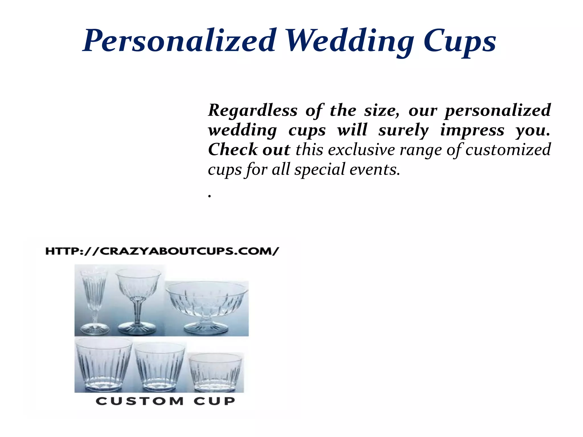 Custom party cups | PPT