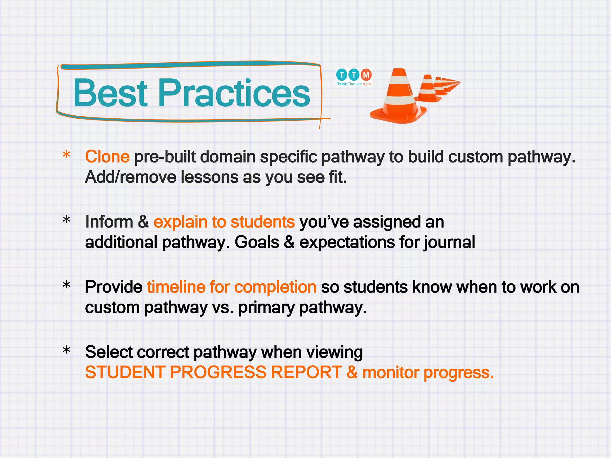 Custom Pathway Creation in Think Through Math | PPT