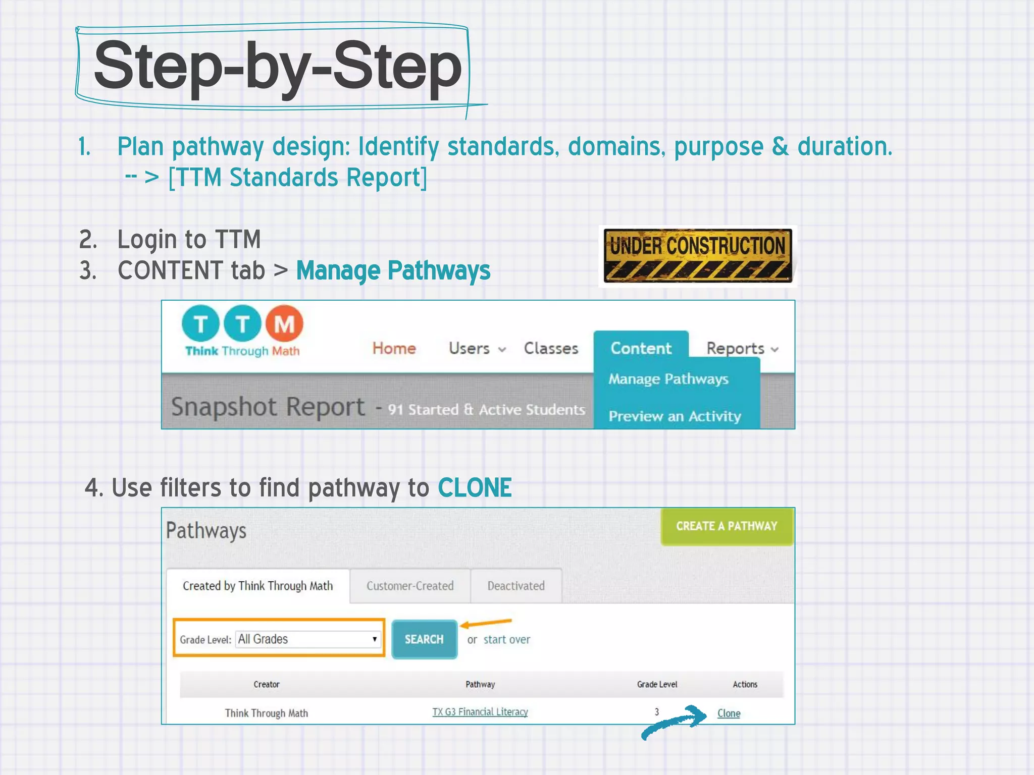 Custom Pathway Creation in Think Through Math | PPT