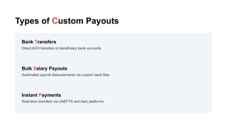 What Is a Custom Payment in UAE? Types of Payouts & How They Work | PPTX