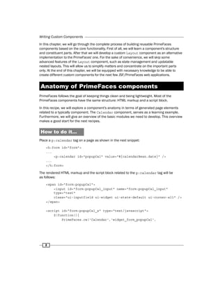 Custom PrimeFaces components | PDF | Web Design and HTML | Internet