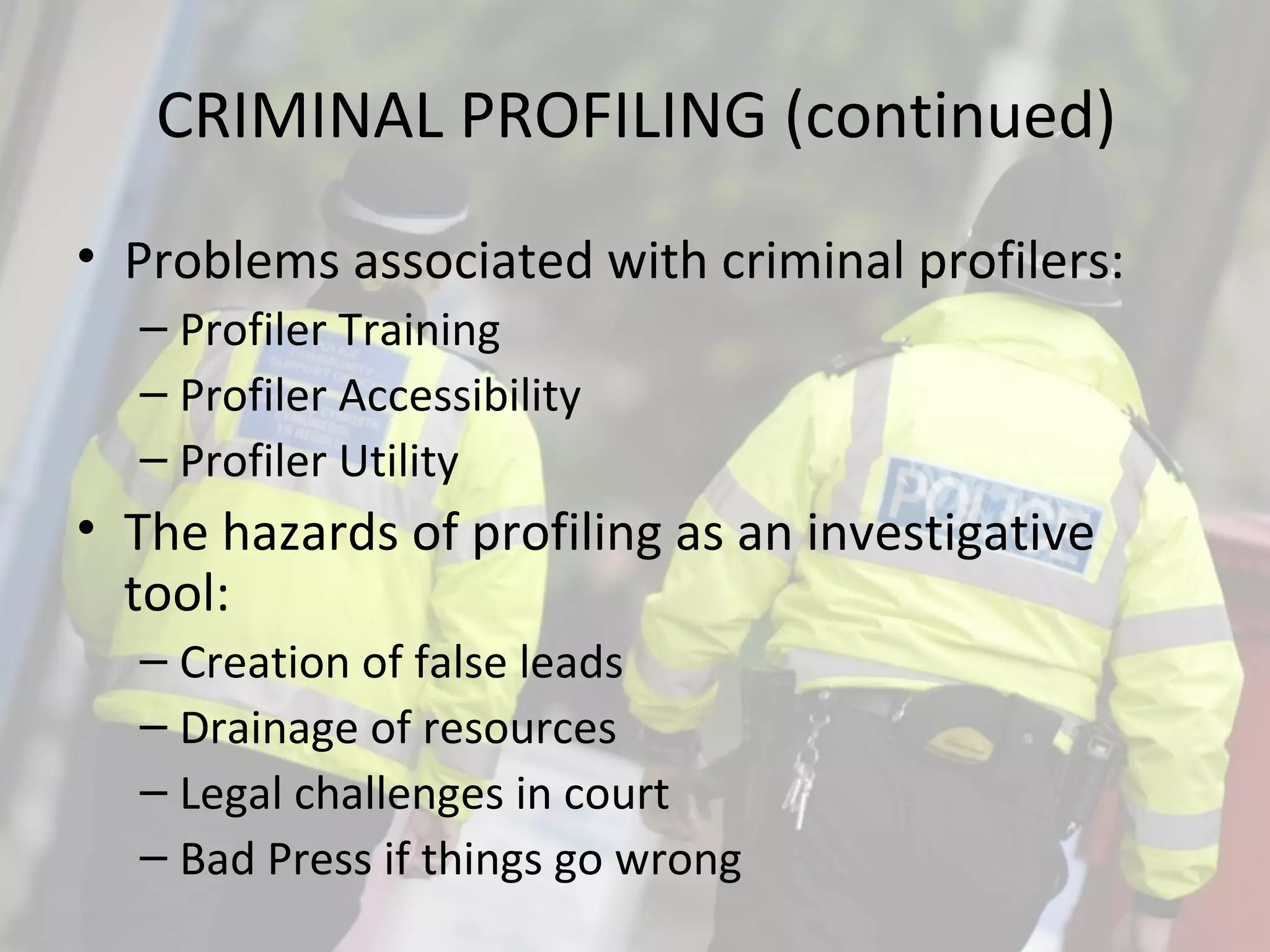 Policing - An Extended Look | PPT