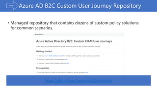 Azure AD B2C Webinar Series: Custom Policies Part 3 Troubleshooting | PPTX