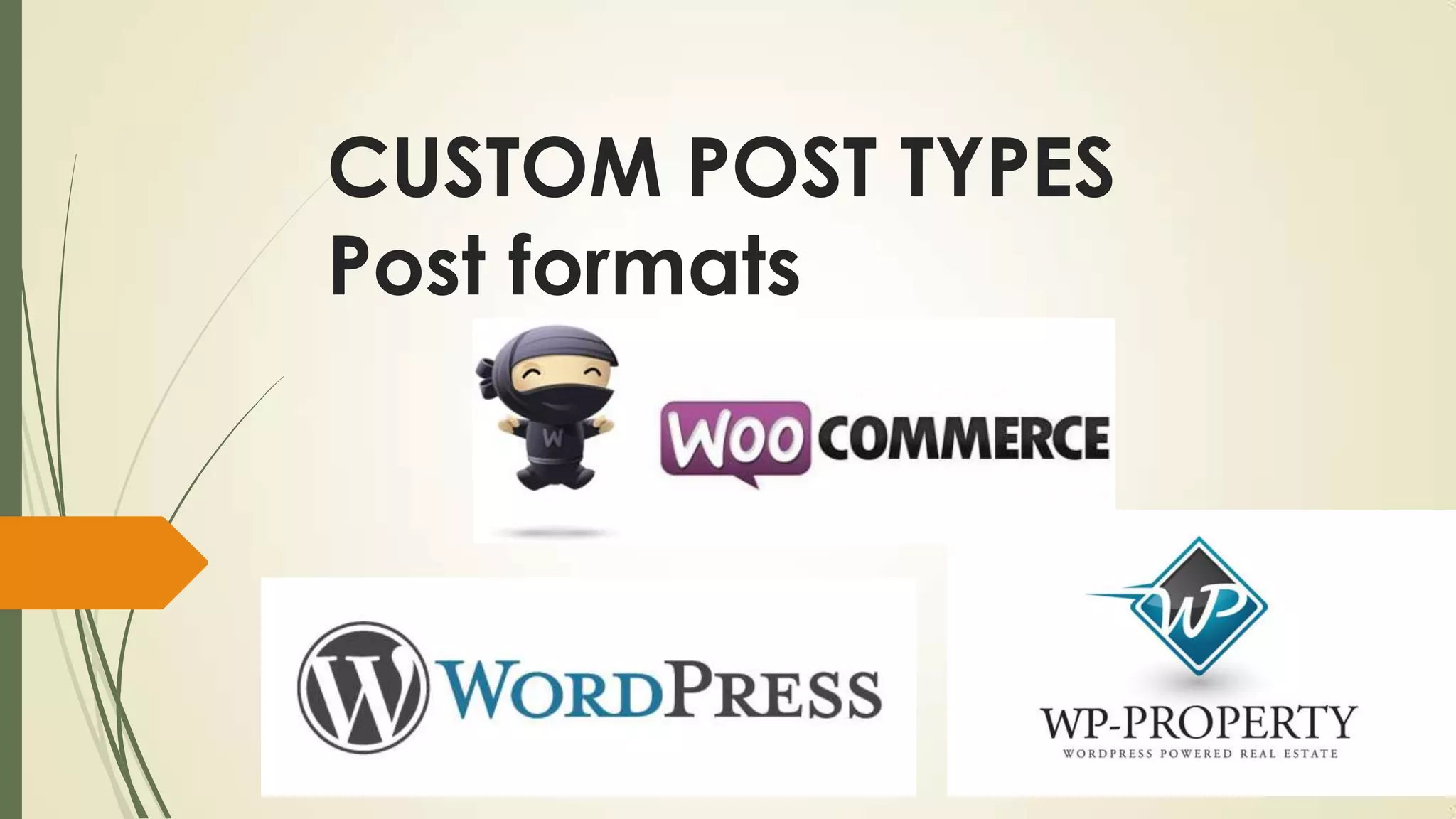 Custom post types a Post Format | PPTX