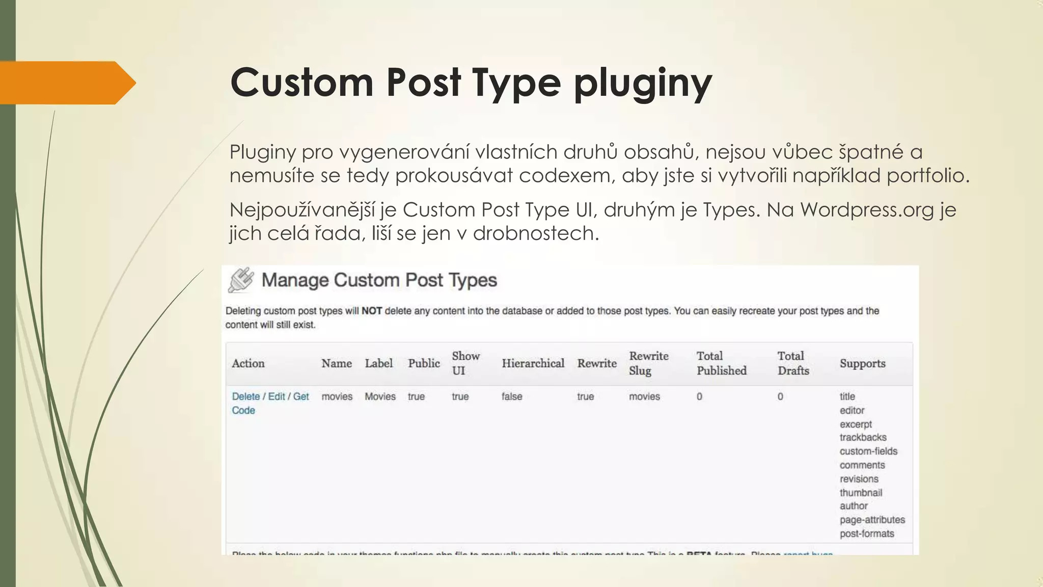 Custom post types a Post Format | PPTX