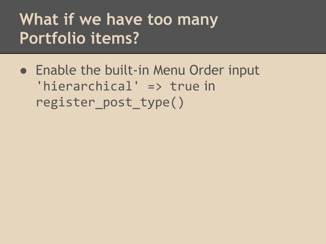 Creating a simple Custom Post Type sort UI | PPT