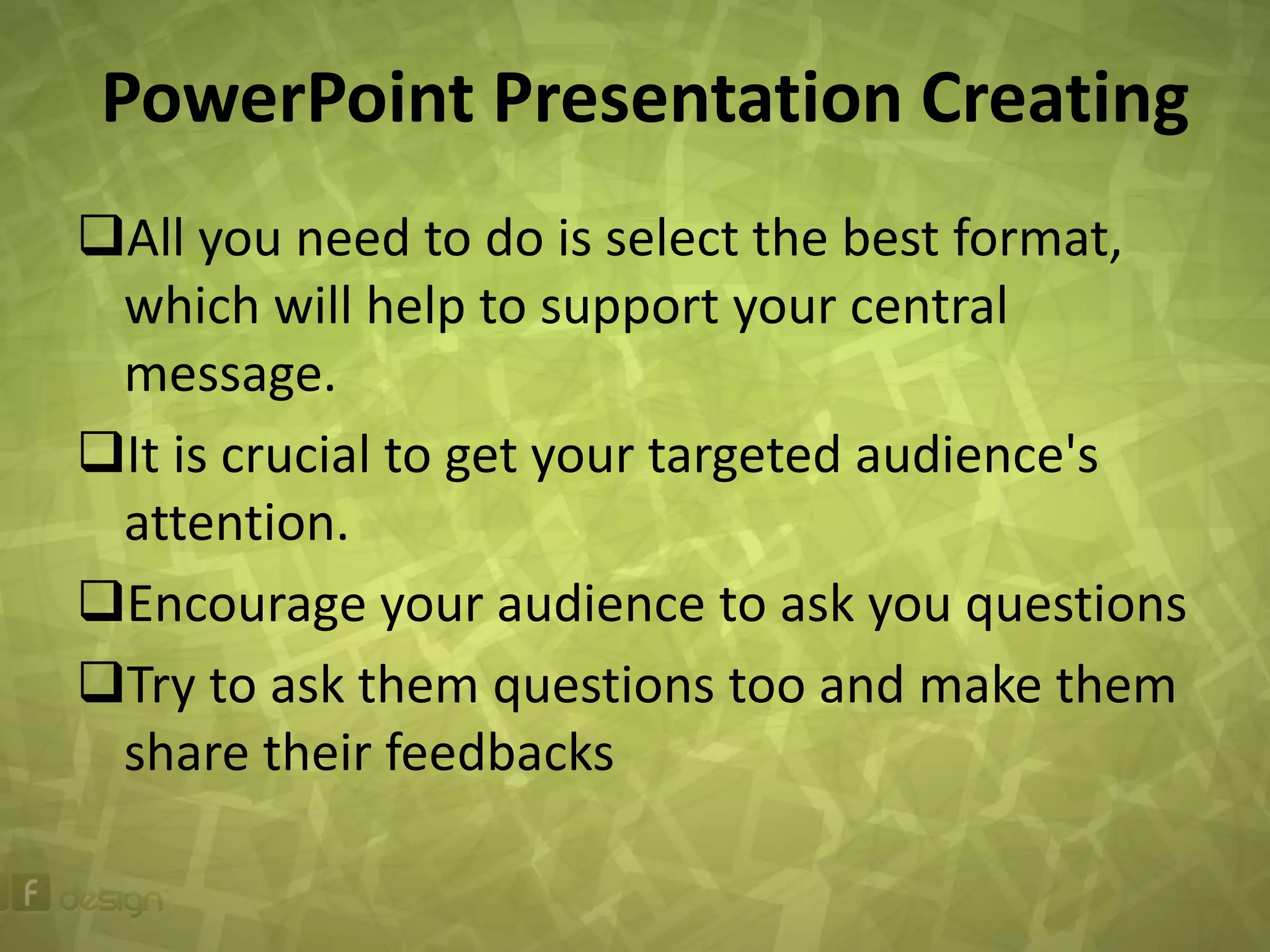 Custom power point presentation | PPT