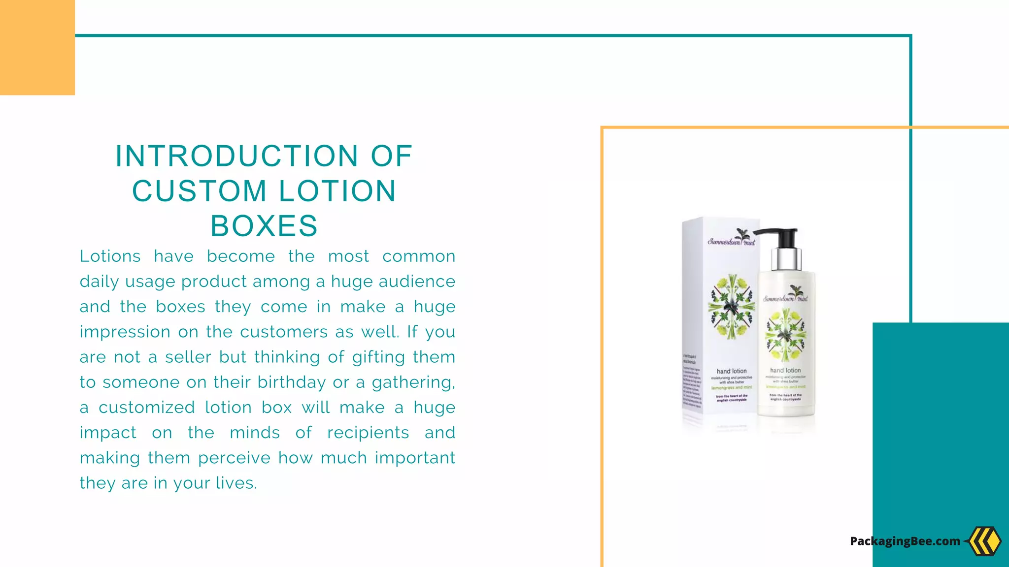 Custom Printed Lotion Boxes | PPT