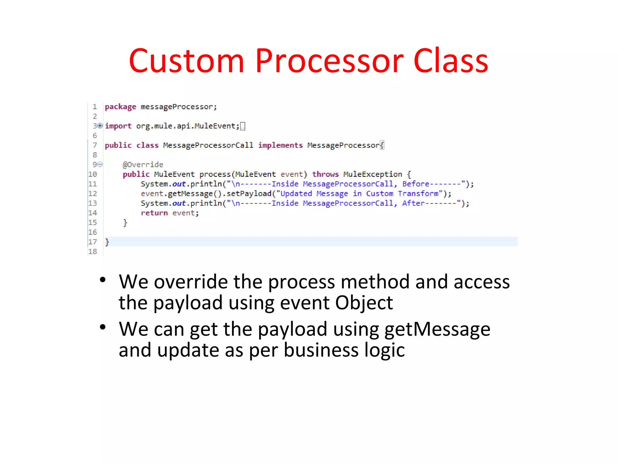 Custom processor | PPT