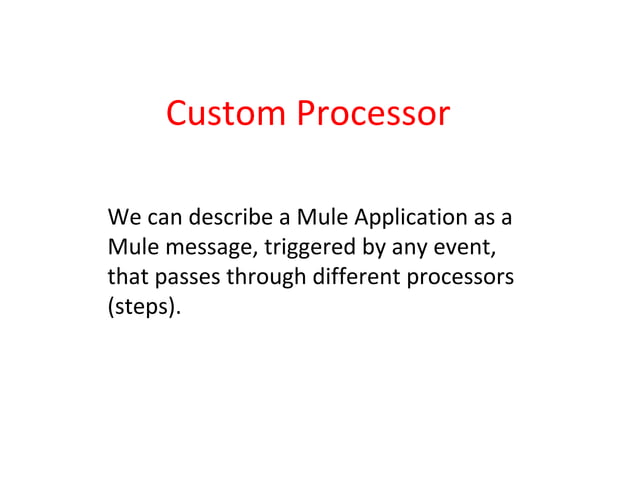 Custom processor | PPT