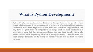 How Development in Python is a Cost-Effective Choice for Businesses | PPTX