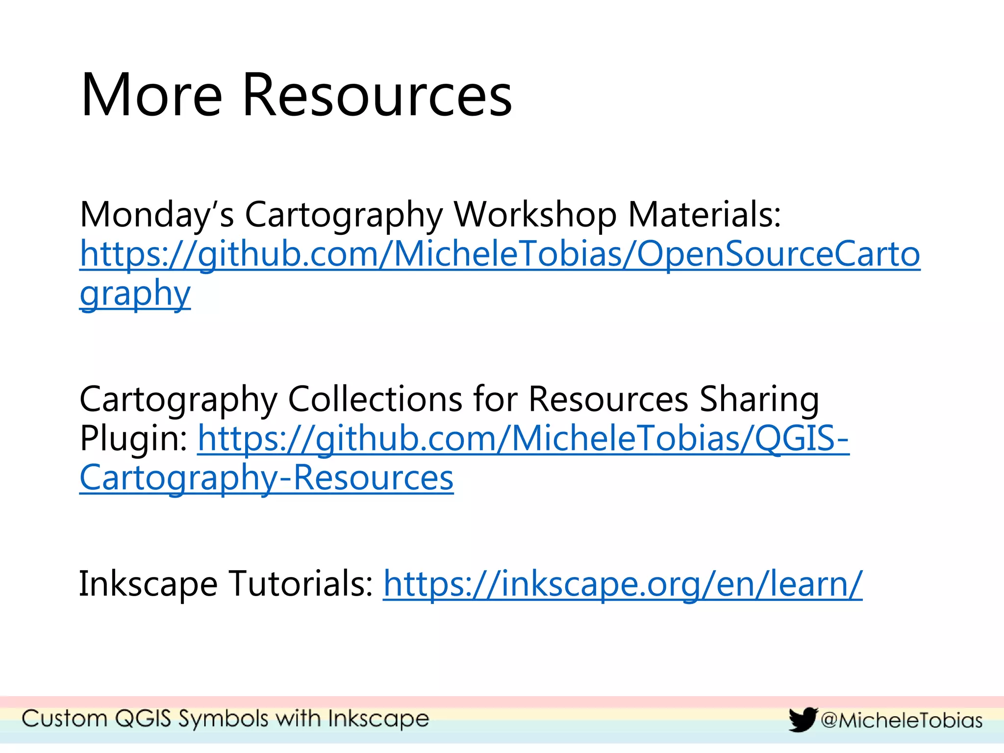 Custom qgis symbols with inkscape | PPT
