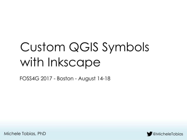 Custom qgis symbols with inkscape | PPT