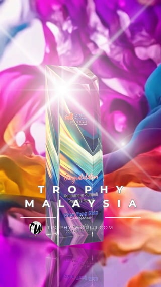 Custom Rainbow Trophy at Trophy-World Malaysia | Custom Trophies ...