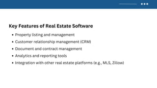 Custom Real Estate Software Development: Transforming the Real Estate ...