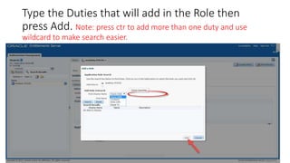 Oracle Fusion Custom Role Guide | PPTX