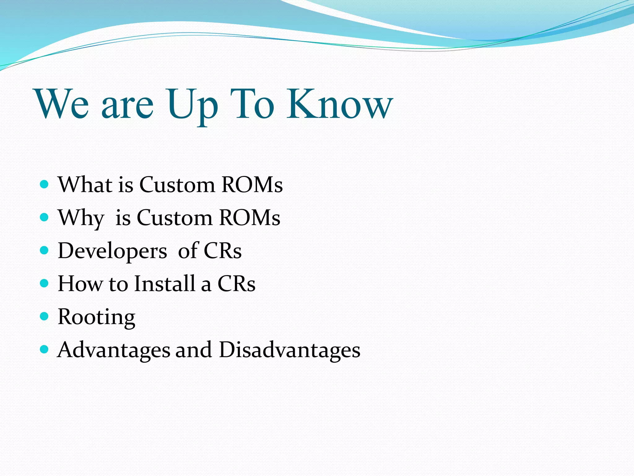 Custom rom | PPTX