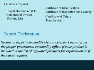 Customs Clearance Procedure for import and export | PPTX