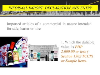 Customs Clearance Procedure for import and export | PPTX