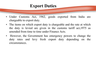 Customs Duty notes | PDF