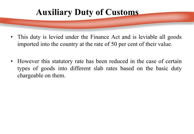 Customs Duty notes | PDF | Commodities | Economy