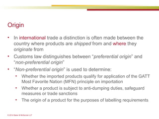 Customs - How to determine the origin of your products - EU Webinar ...