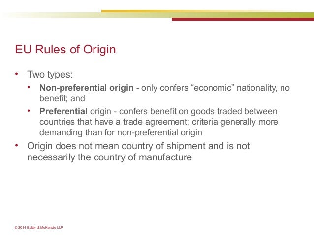 long term supplier declaration preferential origin