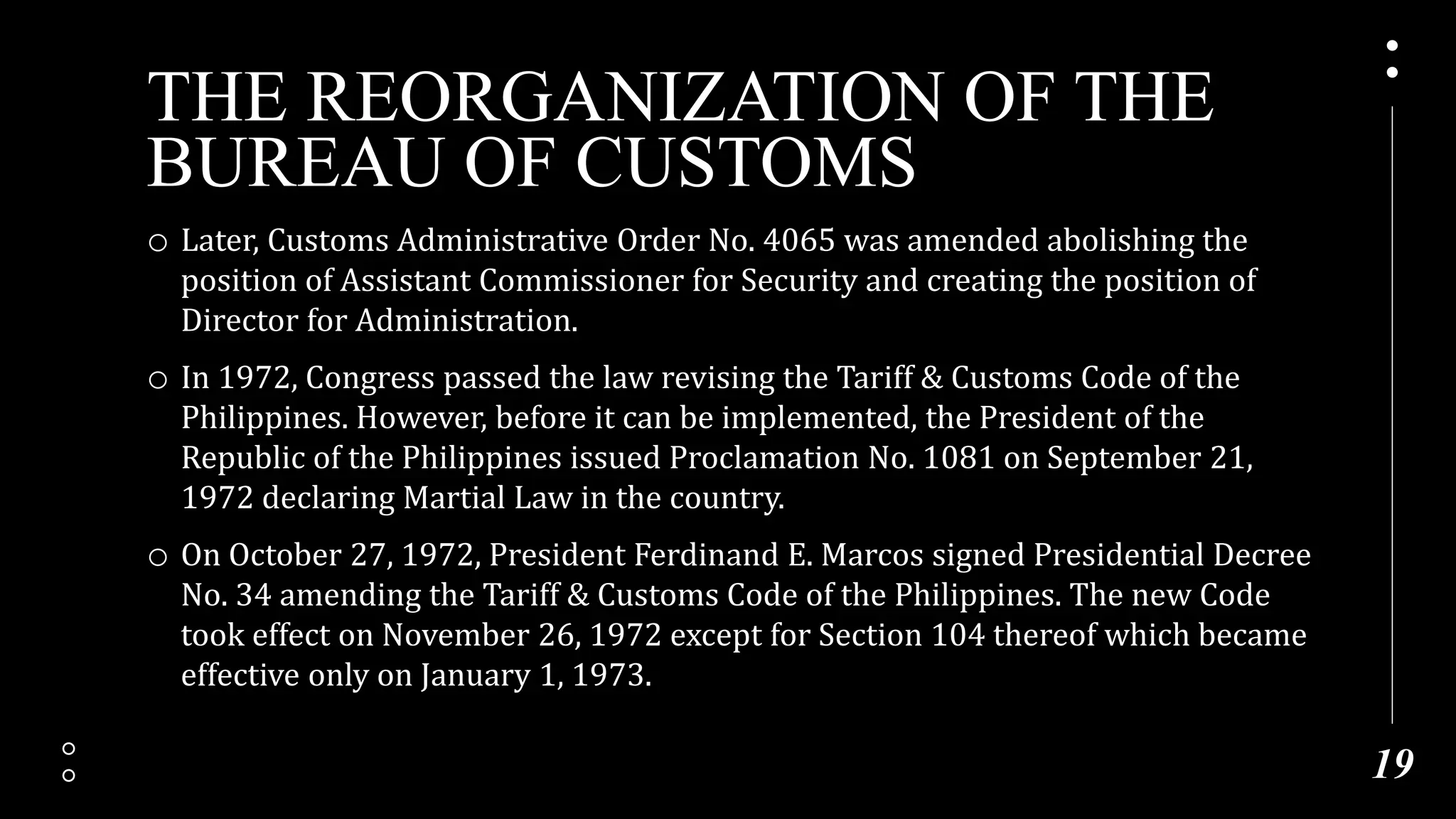 Functionality of Bureau of Customs in the Philippines | PPTX