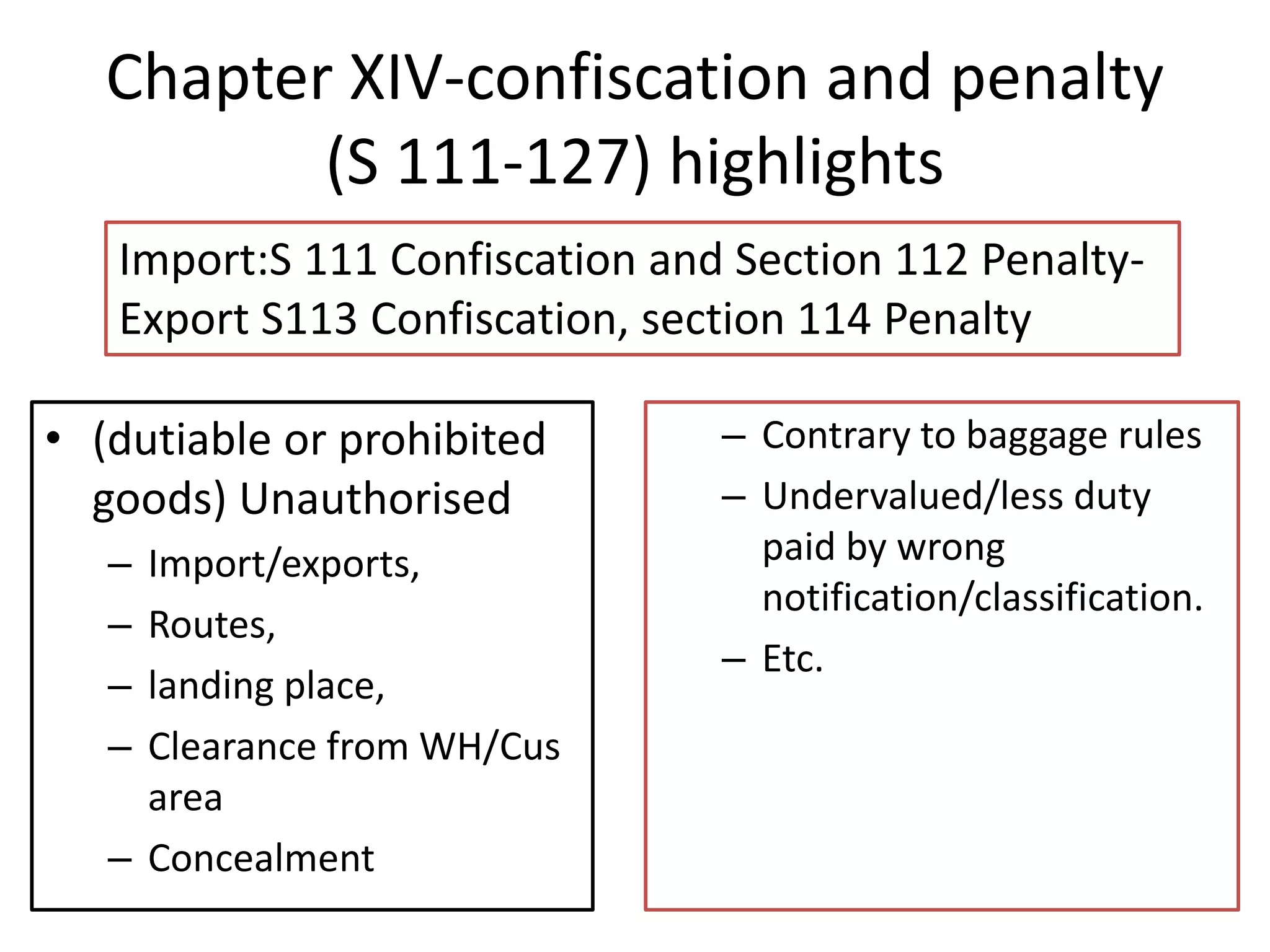 Customs act 1962 | PPTX