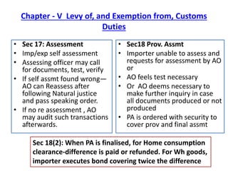 Customs act 1962 | PPTX