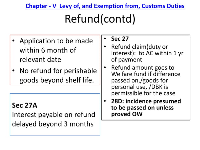 Customs act 1962 | PPTX | Law