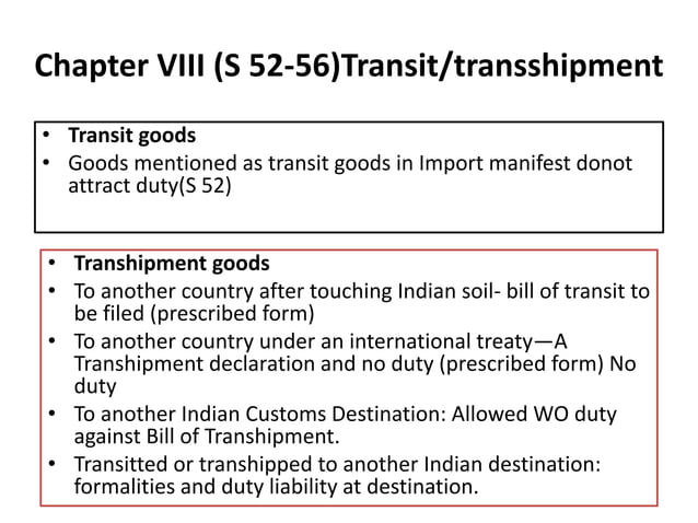 Customs act 1962 | PPTX | Law