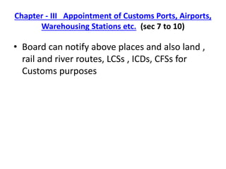 Customs act 1962 | PPTX