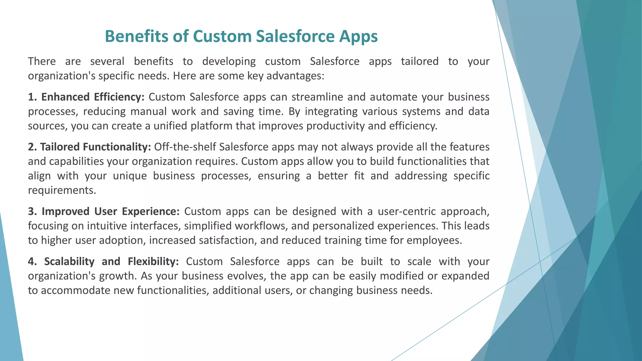 Custom Salesforce App Development Services | PDF
