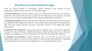 Custom Salesforce App Development Services | PPT
