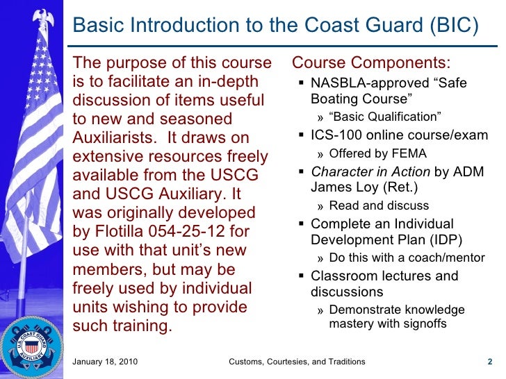 Customs, Courtesies, Traditions