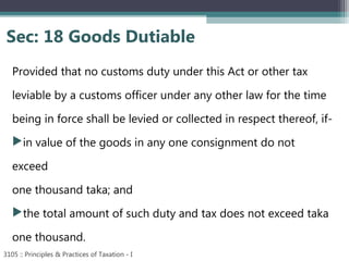 Customs duty | PPT | Logistics | Business