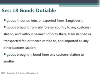 Customs duty | PPT | Logistics | Business