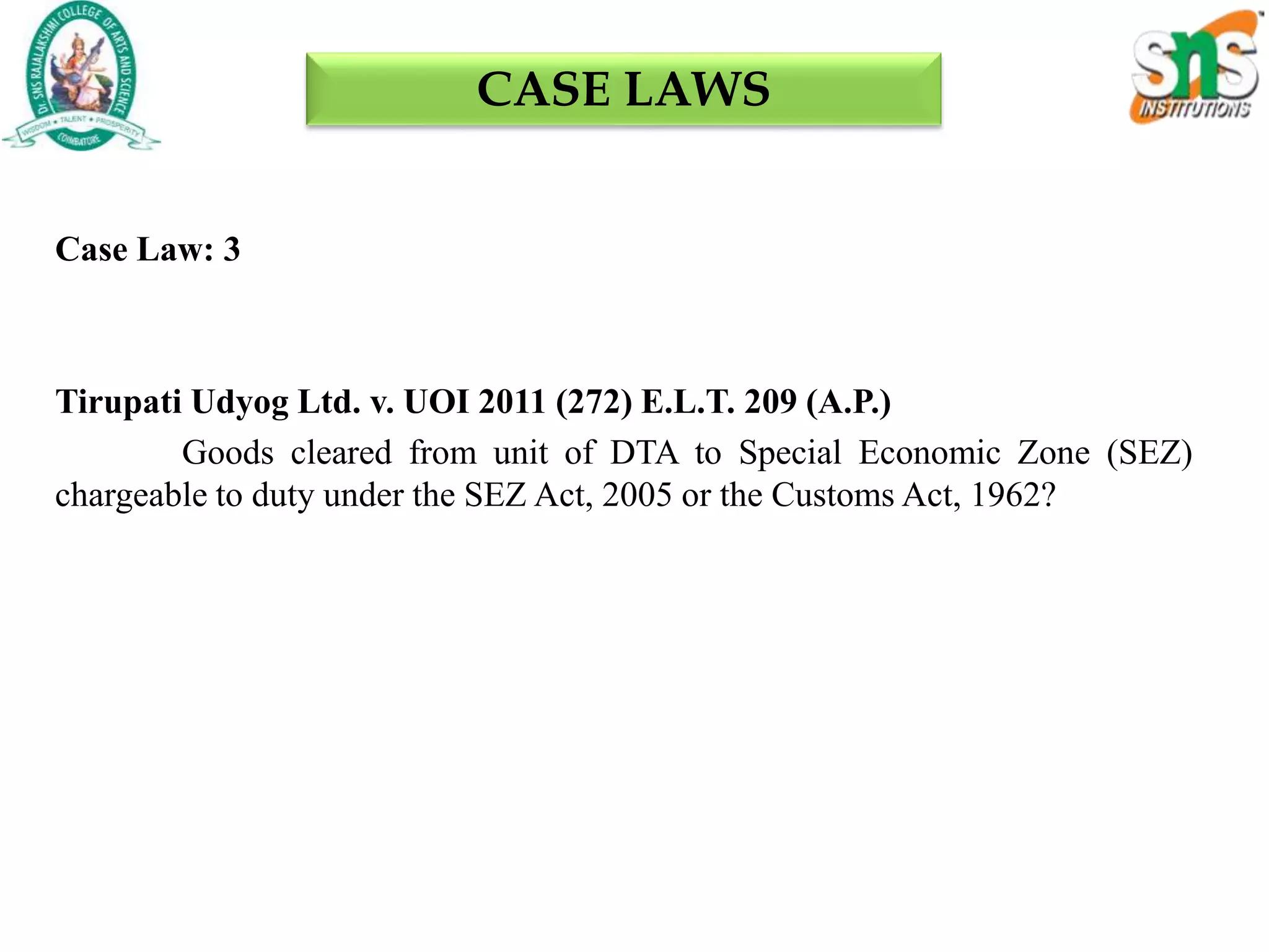 Customs duty levy and collection | PPTX