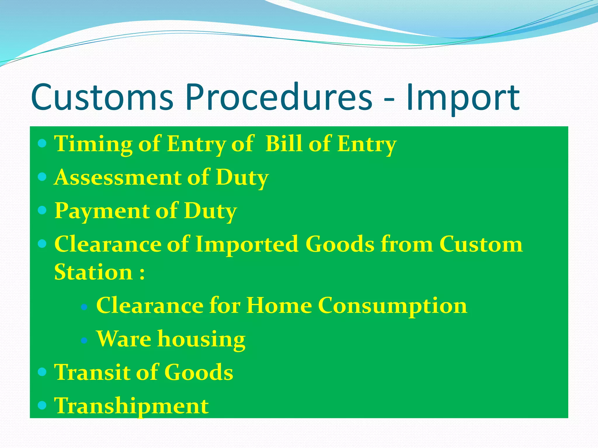 Customs duty valuation - procedures | PPTX