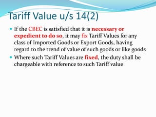 Customs duty valuation - procedures | PPTX
