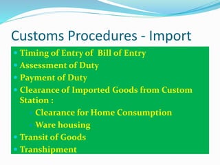 Customs duty valuation - procedures | PPTX
