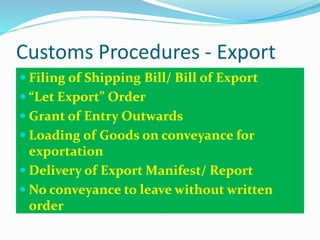 Customs duty valuation - procedures | PPTX