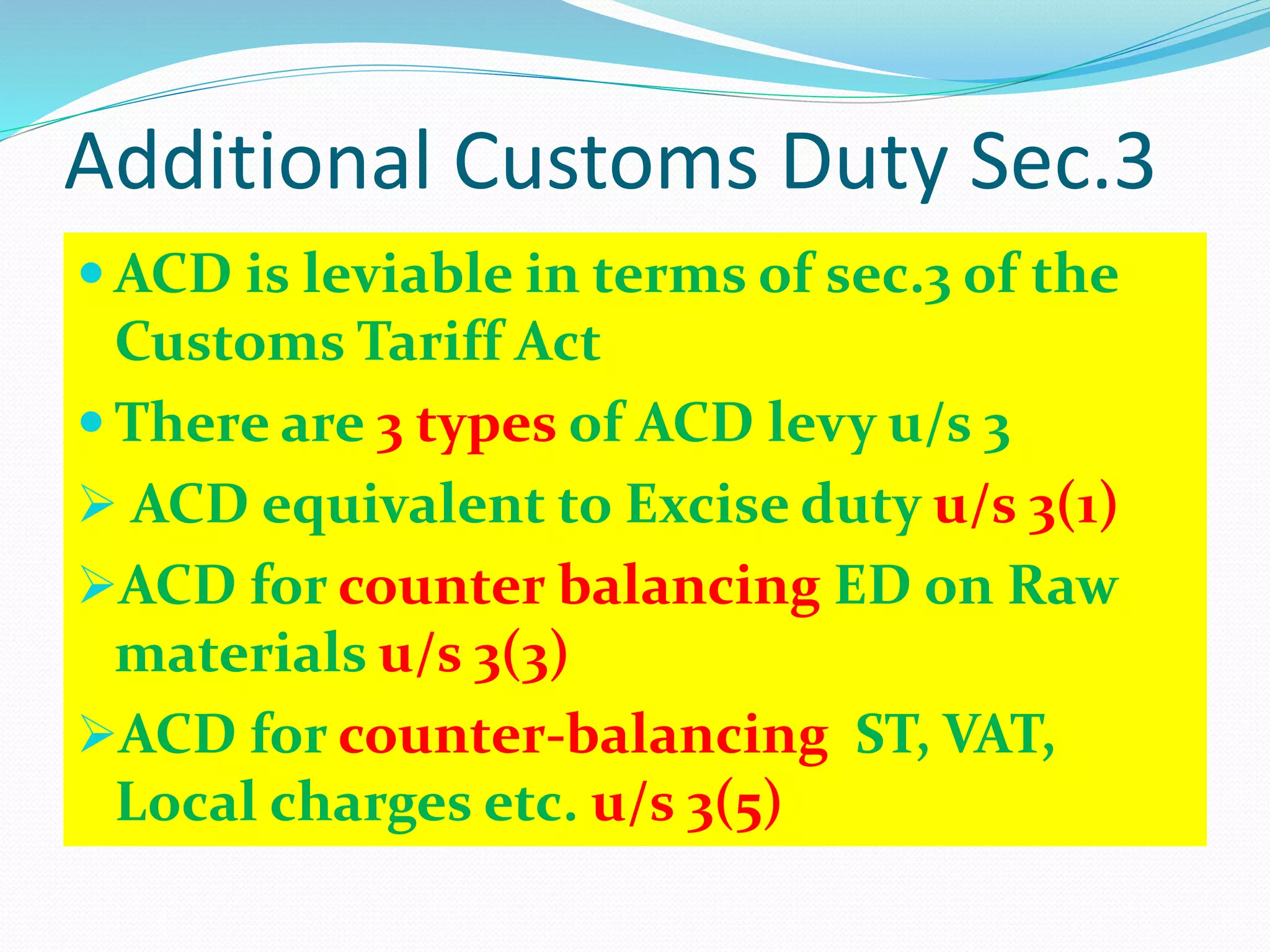 Customs duty classification | PPTX