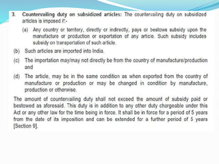 Customs duty classification | PPTX