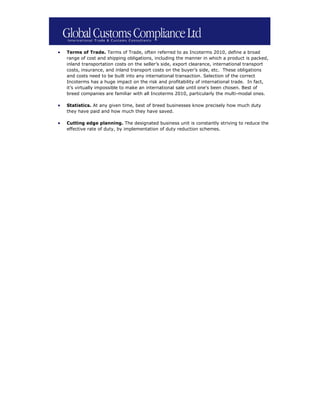 Customs Management | PDF