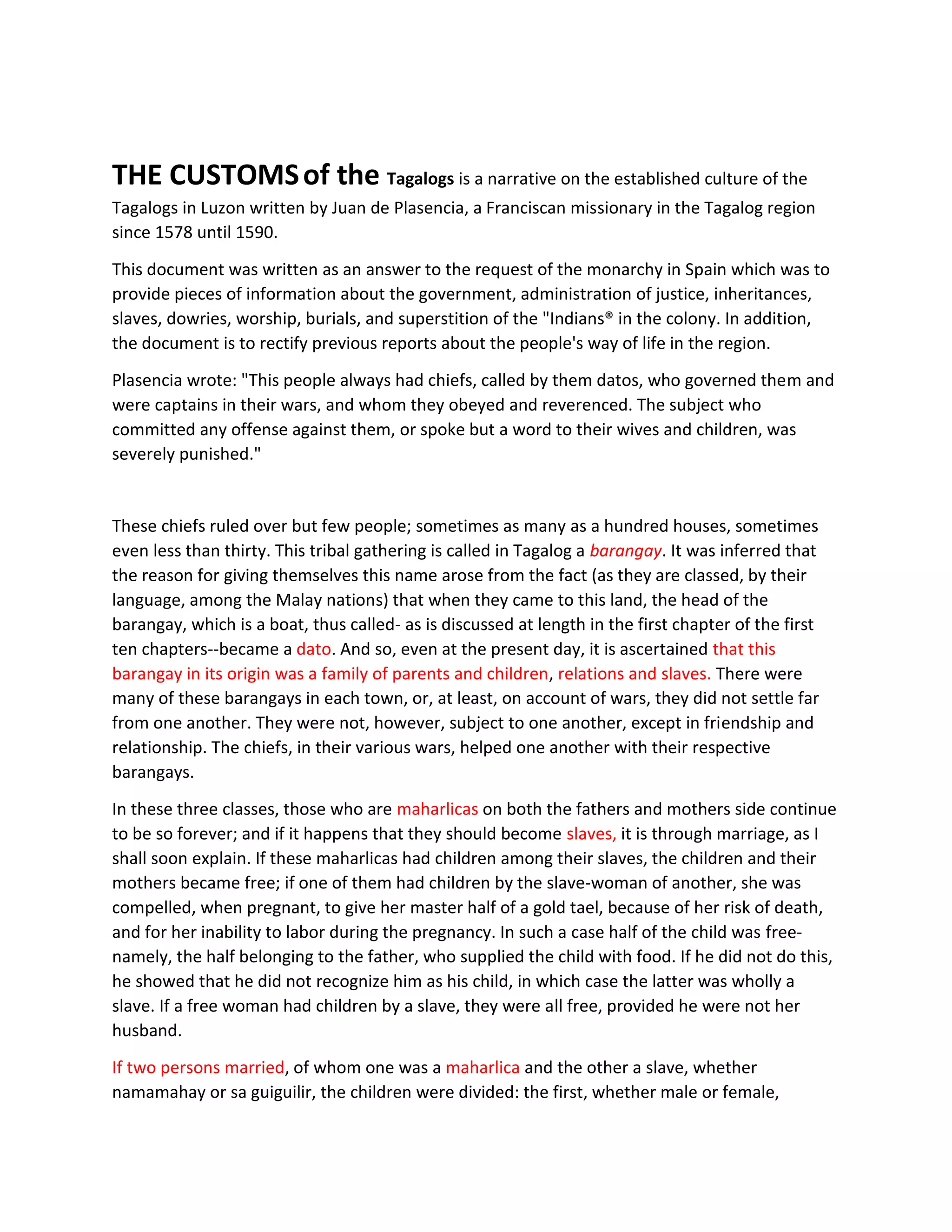 Customs of the Tagalog Lesson 3.docx